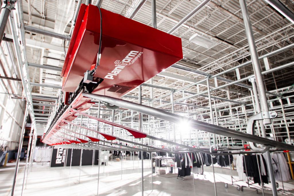 Quick and Efficient Garment Sorter | Planiform Conveyors