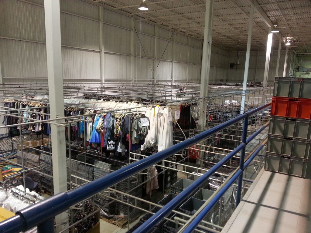 Garment Racking Systems - Static Racking | Planiform Conveyors