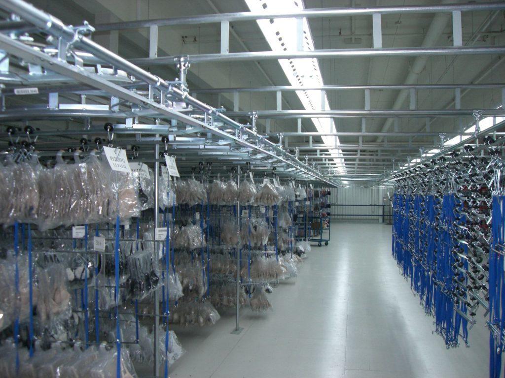 Cost-effective Garment Rails | Planiform Conveyors